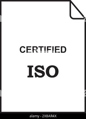 ISO logo design vector illustration Stock Vector Image & Art - Alamy