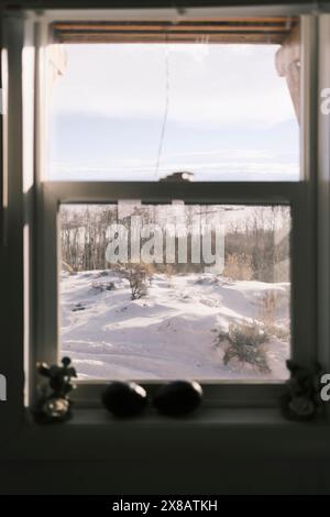 Serene and beautiful Cabin in the snow mountains at Triund hill top ...
