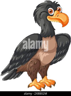 A cartoon illustration of a vulture smiling Stock Vector Image & Art ...