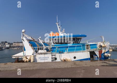 Welsh Rock trawler, fishing boat, Cherbourg en Cotentin, Manche, France ...