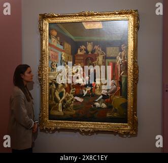 Johann Zoffany’s, Charles Townley and Friends in His Library at Park ...