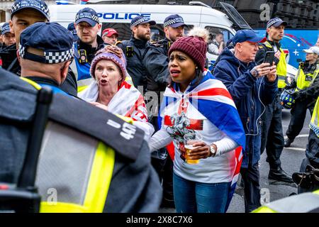 Two Women Shout At Police Officers After Conflict At The St George's ...