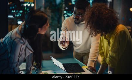 close-up of the creative team discussing Stock Photo - Alamy