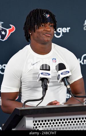 Houston Texan draft pick Kamari Lassiter at the press conference after ...
