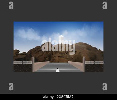 Jabal ar-Rahmah, also known as the "Mountain of Mercy," is significant ...