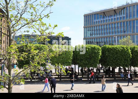The new Google HQ landscaper nearly completed at Kings Cross, north ...