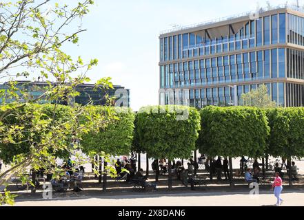 The new Google HQ landscaper nearly completed at Kings Cross, north ...