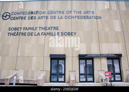 Confederation Centre of the Arts in downtown Charlottetown, Prince ...