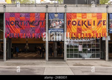 Seattle, USA. 24th May 2024. The 53rd Annual Folk Life Festival kicks ...