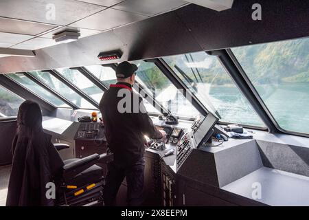 Quarterdeck of a Touristic Ship Stock Photo - Alamy