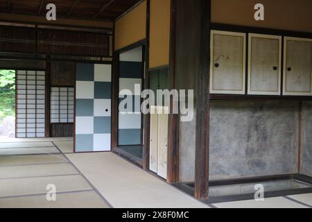 Inside of Shokin-tei in Katsura Imperial Villa, Kyoto, Japan Stock ...