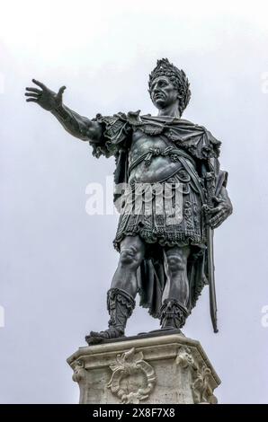 Augustus Fountain in Renaissance style with city founder and Roman ...
