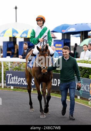 Crystal Black ridden by Colin Keane on their way to winning the Duke Of ...