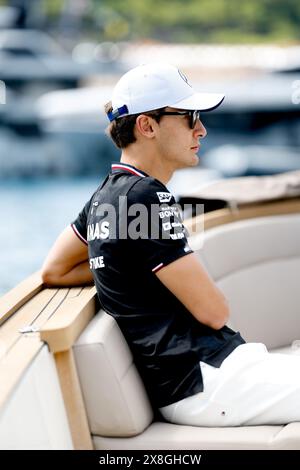 Monaco, Monaco. 25th May, 2024. George Russell of Mercedes AMG Petronas ...