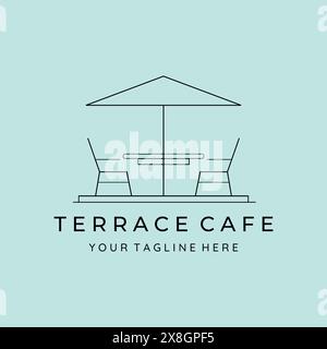 Terrace cafe logo vector illustration design Stock Vector Image & Art ...