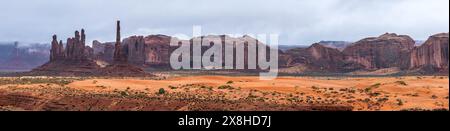 Yei Bi Chei Spires in Monument Valley, Arizona, United States Stock ...