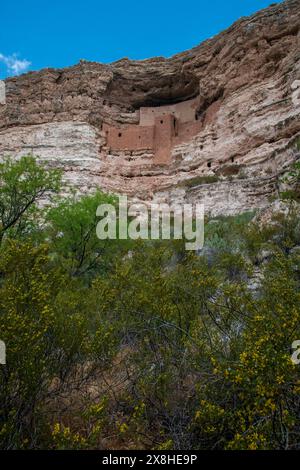 Montezuma's Castle National Monument preserves some ancient native ...
