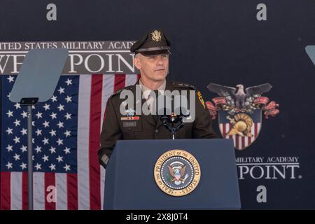 General Steven Gilland speaks during U.S. Military Academy's Class of ...