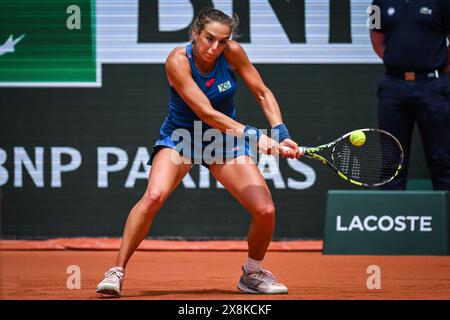Lucia Bronzetti of Italy during their first round match of the ...
