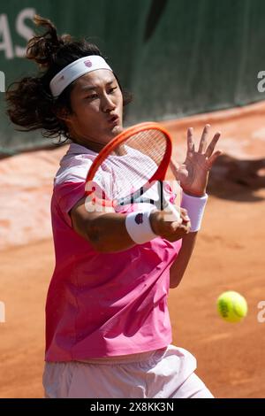 PARIS, FRANCE - MAY 26: Zhizhen Zhang of China during Day Three of the ...