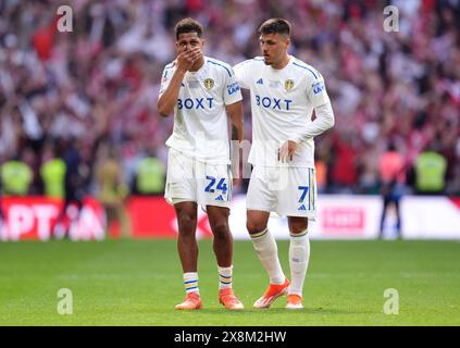 Leeds United's Joël Piroe looks to shoot during the Sky Bet ...