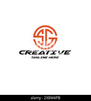 S,G vector logo. SG emblem Stock Vector Image & Art - Alamy