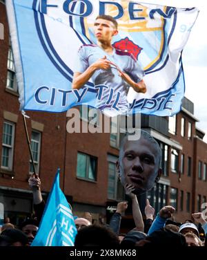 Erling Haaland of Manchester City seen during the Premier league ...