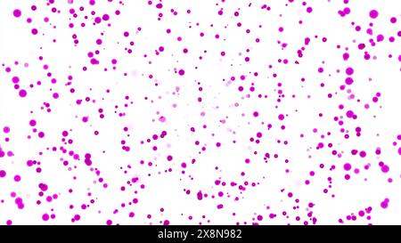 Colored bubbles rise on black background. Design. Animation of stream ...