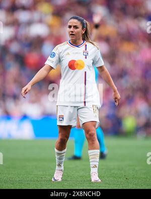 Danielle Van De Donk of Olympique Lyonnais during the UEFA Women's ...