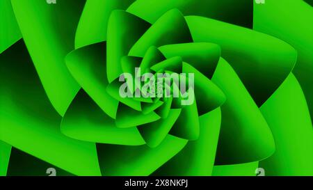 Abstract spinning digital floral shapes, fractal background. Design ...