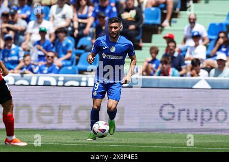 Getafe, Spain. 26th May, 2024. Nabil Aberdin (Getafe) Football/Soccer ...