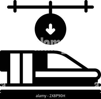 Icon for arrive, station Stock Vector Image & Art - Alamy