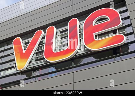Vue cinema sign, Halifax Stock Photo - Alamy