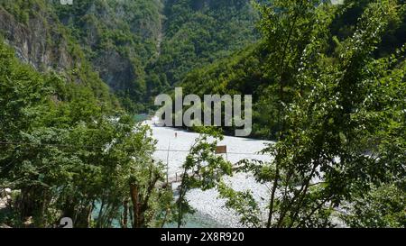 river valley Shala Albania Stock Photo - Alamy