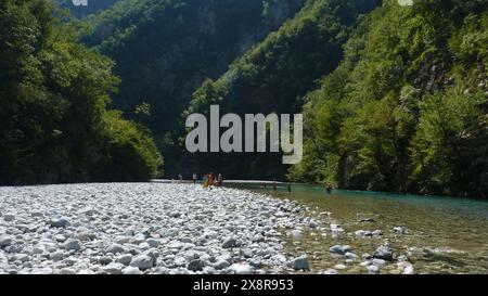 Shala River, Lumi i Shales, Albanian Alps, Valbona National Park ...