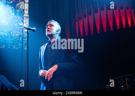 Neil Arthur of Blancmange performing at Saint Lukes in Glasgow on the ...
