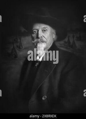 William Frederick Cody, 1846-1917, half-length portrait, facing left ...