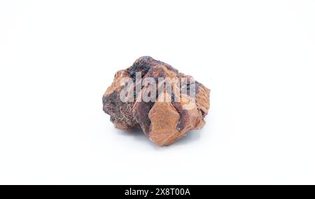 red and black porous volcanic rock called scoria, an igneous formation ...