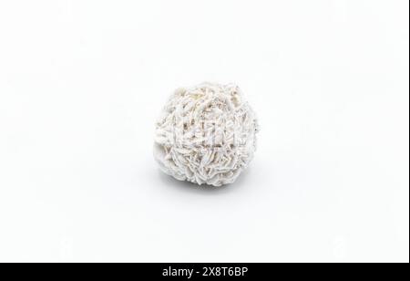 rose like formation of crystal clusters of gypsum mineral. desert rose ...