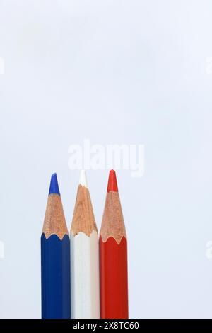 Coloured pencils in the national colours of Italy, national colour ...