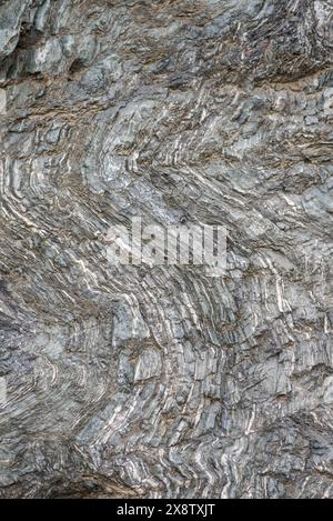 Pattern in metamorphic rocks in SW Turkiye near Datca Stock Photo - Alamy