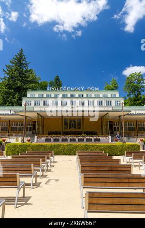Luhacovice, picturesque spa town in Southern Moravia, Czech Republic ...