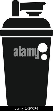 healthy shakes icon on white background. Simple element illustration ...