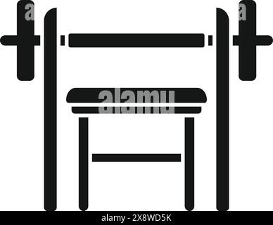 rack with dumbbells in the gym Stock Vector Image & Art - Alamy