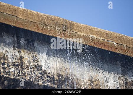The constant movement of water masses over different geological ...