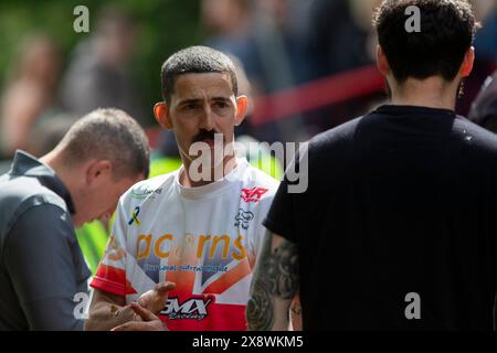 Former cheese rolling champion Chris Anderson with the first 2024 race ...