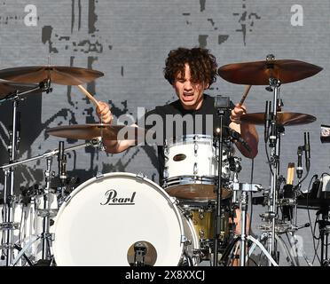 Napa, USA. 26th May, 2024. Ryan Clapham of Cannons performs on Day 3 of ...