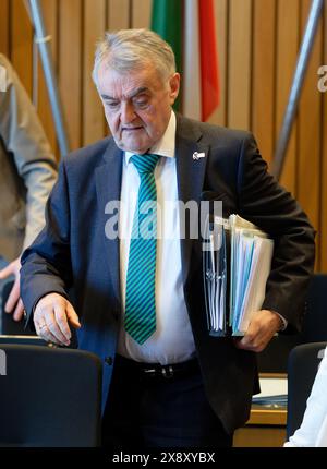 Duesseldorf, Germany. 28th May, 2024. Herbert Reul (CDU), Minister of ...