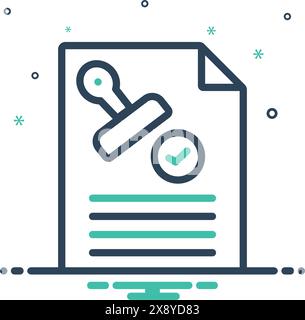 Icon for agreement,annexure Stock Vector Image & Art - Alamy