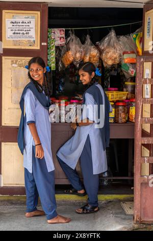 India, Pondichery, fishermen's quarter Stock Photo - Alamy